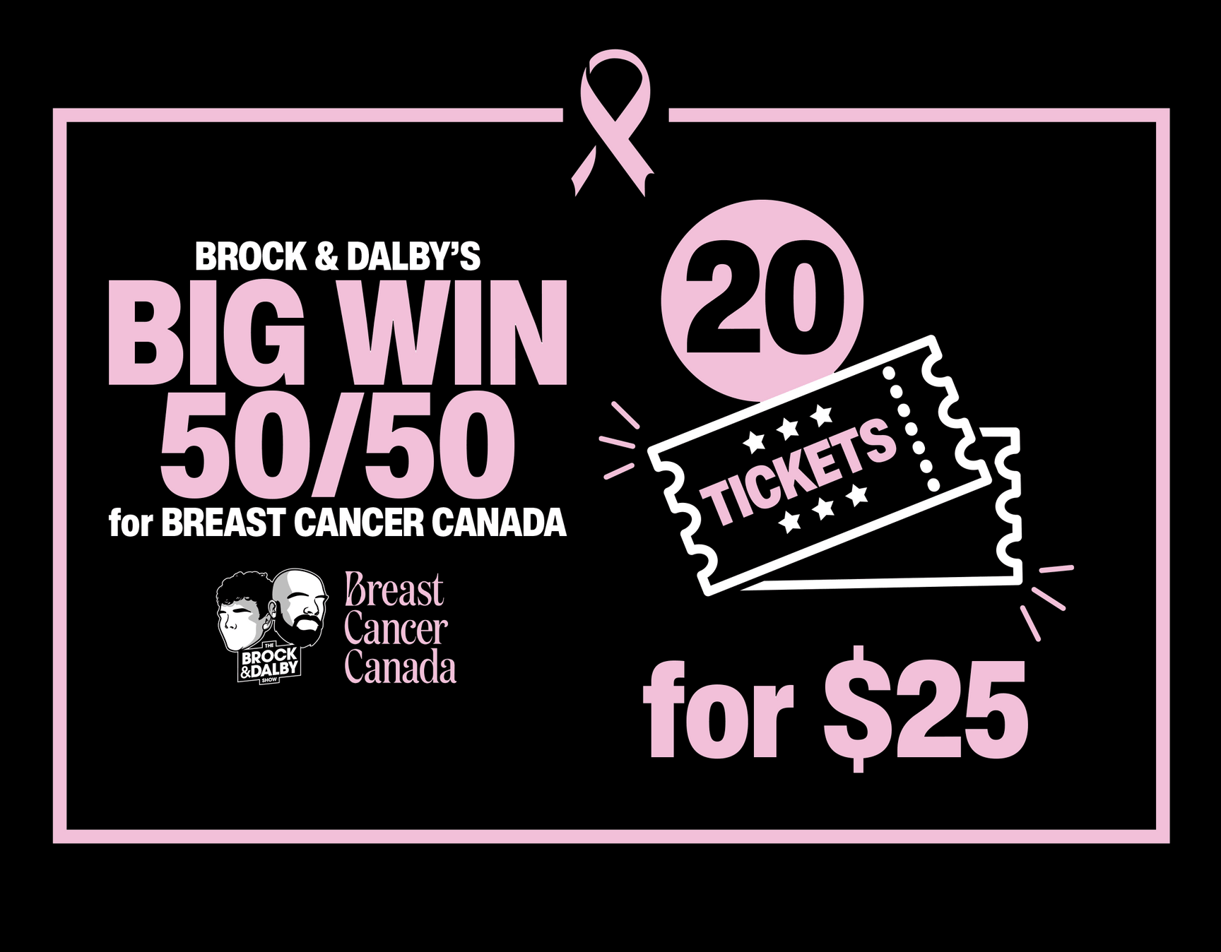 Breast Cancer Canada: October 50/50 Raffle